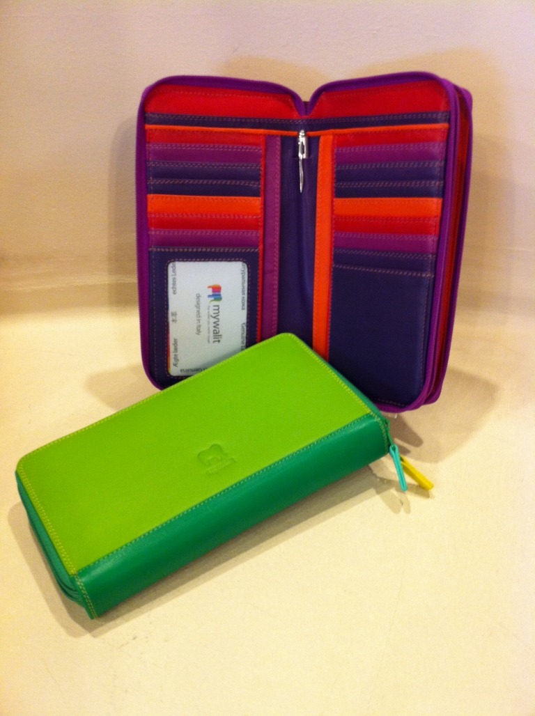 Mywalit Large Double Zip Around Purse #375 - Stefan Mann